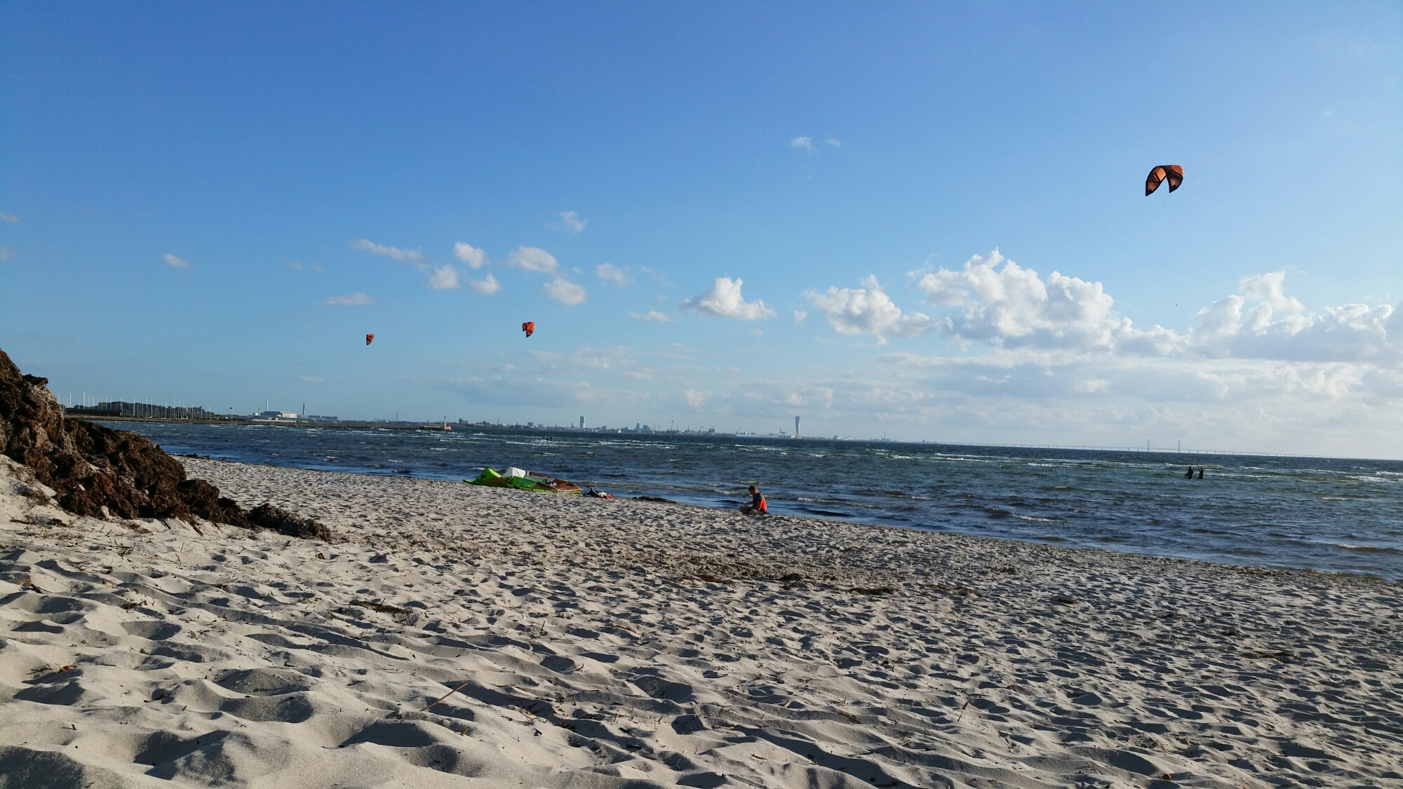 Am Strand von Lomma – die Rauchs unterwegs
